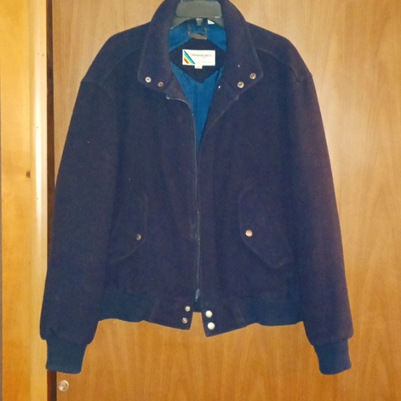 Members Only | Jackets & Coats | Members Only Vintage 8s Blue Wool ...